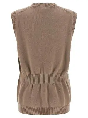 Fendi Cashmere Vest - Cream
