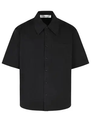 Séfr Waylon' Cotton Shirt - Black