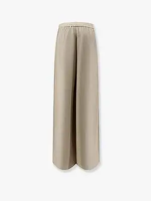 Max Mara Mxmvolonta Silk Trousers - Multicolor