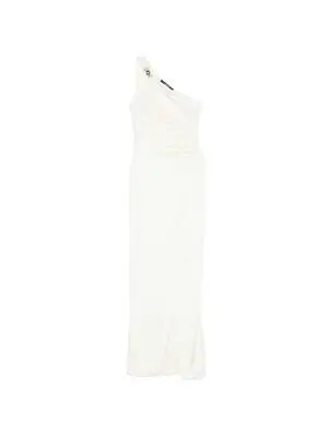 Versace Long One-shoulder Dress - Multicolor