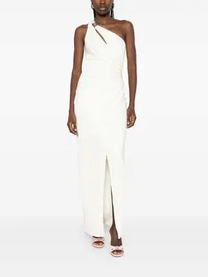 Versace Long One-shoulder Dress