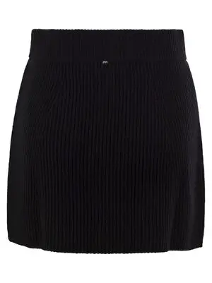 Sportmax Refolo Wool And Cashmere Skirt - Black
