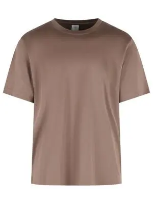 Eleventy Eleventy Brown Cotton T-Shirt Men Brown