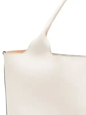 TOD'S Leather Shopping Bag - White