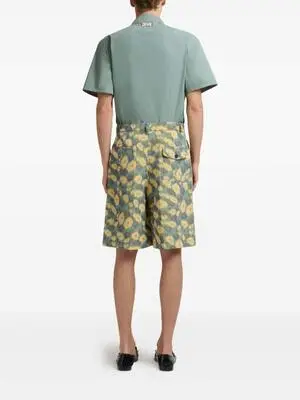 Marni Floral Pleated Shorts