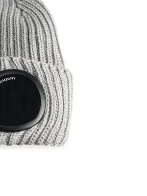 C.P. COMPANY Wool Beanie - Gray