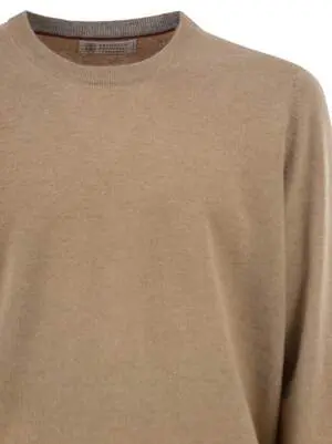 Brunello Cucinelli Pure Cashmere Crew-neck Sweater