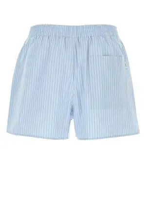 AMI Paris Embroidered Poplin Shorts