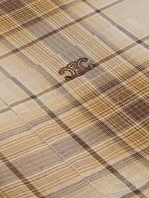 Celine Checked Cotton Shirt