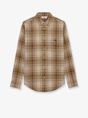 Celine Checked Cotton Shirt - Multicolor