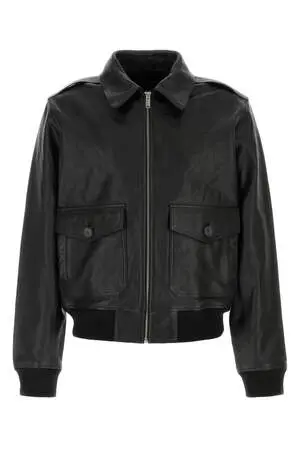 A.p.c. Leather Gael Jacket - Black