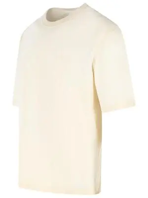 GOLDEN GOOSE Vintage 'star' Cotton T-shirt - Cream