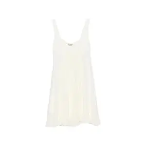 JW Anderson Sweetheart Pleated Flared Dress - White