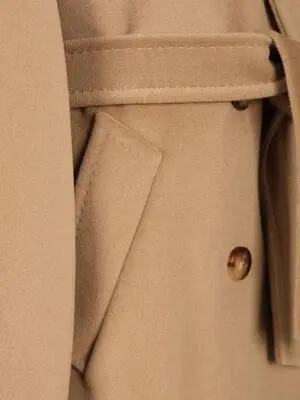 Max Mara Madame Double-breasted Coat - Cream