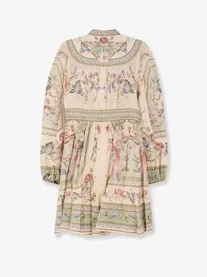 Zimmermann Roselight Tapestry Linen Dress - Multicolor