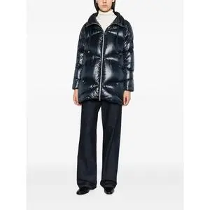 Herno Single Breasted Coat - Blue