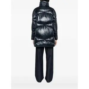 Herno Single Breasted Coat - Blue