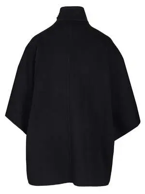 Max Mara Oversized Cape In Cashmere Drap