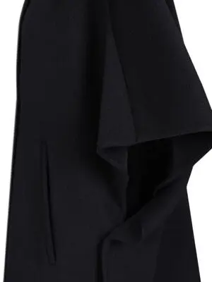 Max Mara Oversized Cashmere Cape - Blue