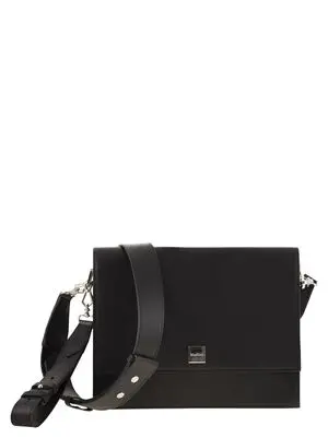 Max Mara Biancaroughm Leather Cross Body Bag - Black