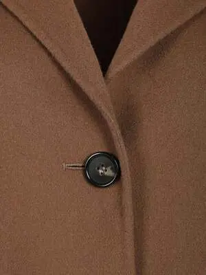 Max Mara Single-breasted Double Wool Jacket