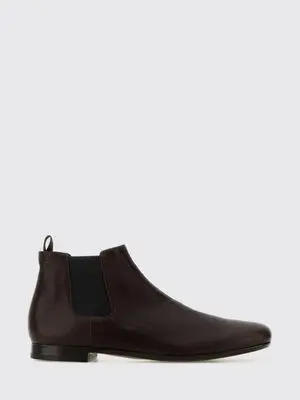 Prada Leather Chelsea Boots - Brown