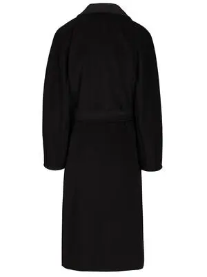 Max Mara Madame Double-breasted Coat - Black