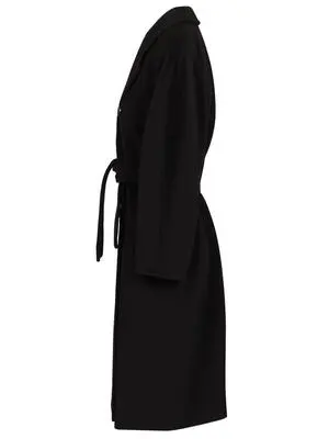Max Mara Madame Double-breasted Coat - Black