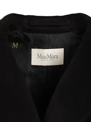 Max Mara Madame Double-breasted Coat - Black