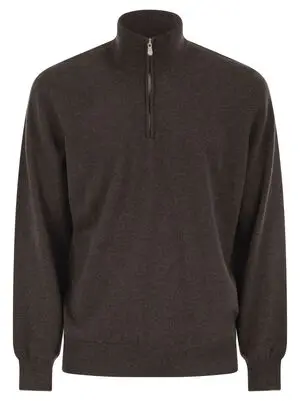 Brunello Cucinelli Cashmere Turtleneck Sweater - Brown