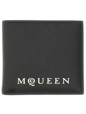 Alexander Mcqueen Logo Wallets For Men