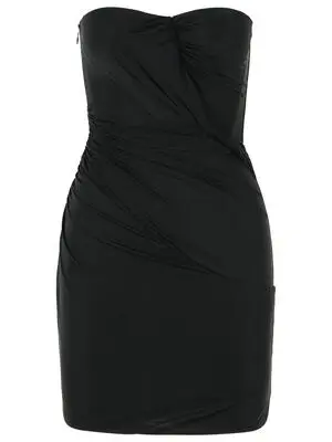 Blumarine Stretch Nylon Dress - Black