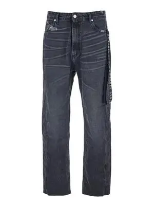 44 LABEL GROUP Denim Straight Jeans - Multicolor