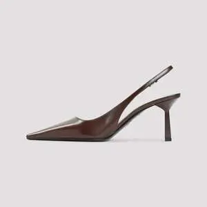 Prada Leather Slingback - Brown