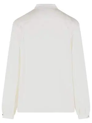 Max Mara Leccio Silk Blouse - White