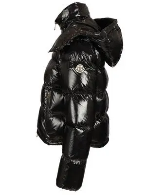 Moncler Niveole Short Nylon Down Jacket - Black