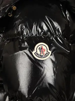 Moncler Niveole Short Nylon Down Jacket - Black