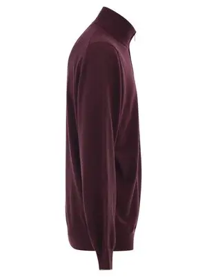 Brunello Cucinelli Cashmere Turtleneck Sweater With Zipper