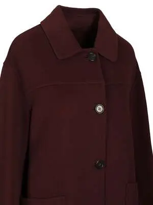Max Mara Short Wool Drap Coat
