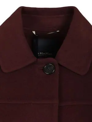 Max Mara Short Wool Drap Coat - Multicolor