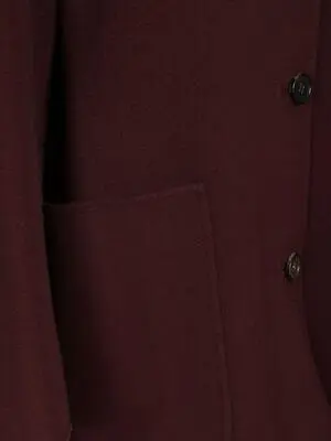 Max Mara Short Wool Drap Coat - Multicolor
