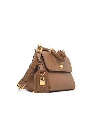 Dolce & Gabbana Leather My Sicily Bag - Brown
