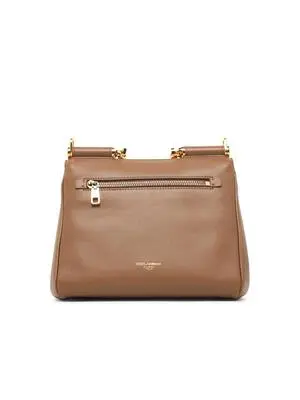Dolce & Gabbana Leather My Sicily Bag - Brown