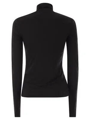 Sportmax Jersey Turtleneck Jumper - Black