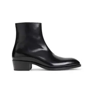 TOM FORD Burnished Vincent Boot - Black
