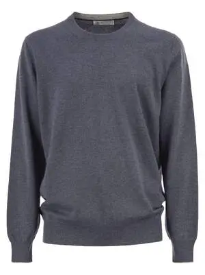 Brunello Cucinelli Pure Cashmere Crew-neck Sweater - Multicolor