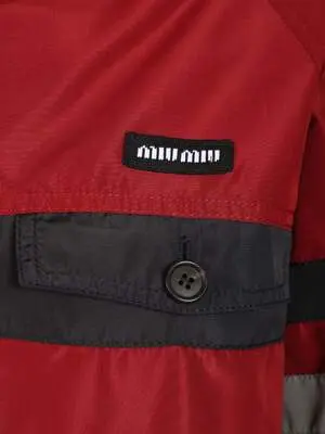 Miu Miu Blouson In Technical Canvas