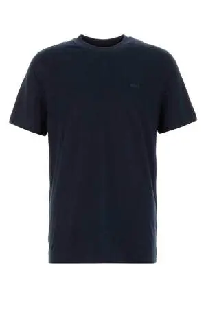 BOSS Boss Men Midnight Blue Cotton T-Shirt Blue