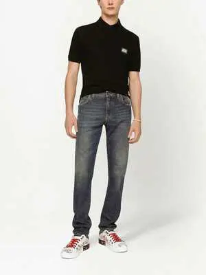 Dolce & Gabbana Polo Shirt With Appliqu
