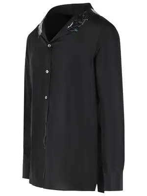 MAISON MARGIELA Silk Shirt - Black